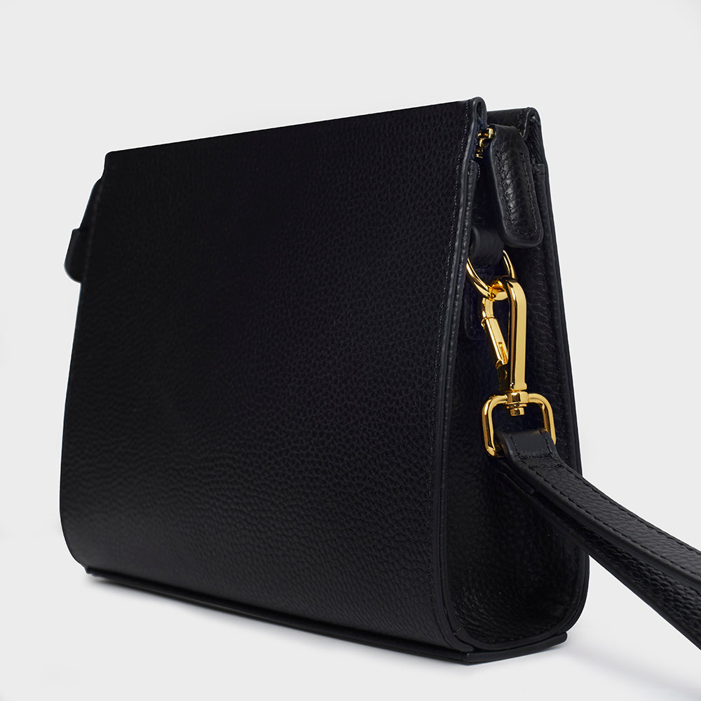 Handheld Pouch - N.119 - Black Pebble Grain | Article & Goods